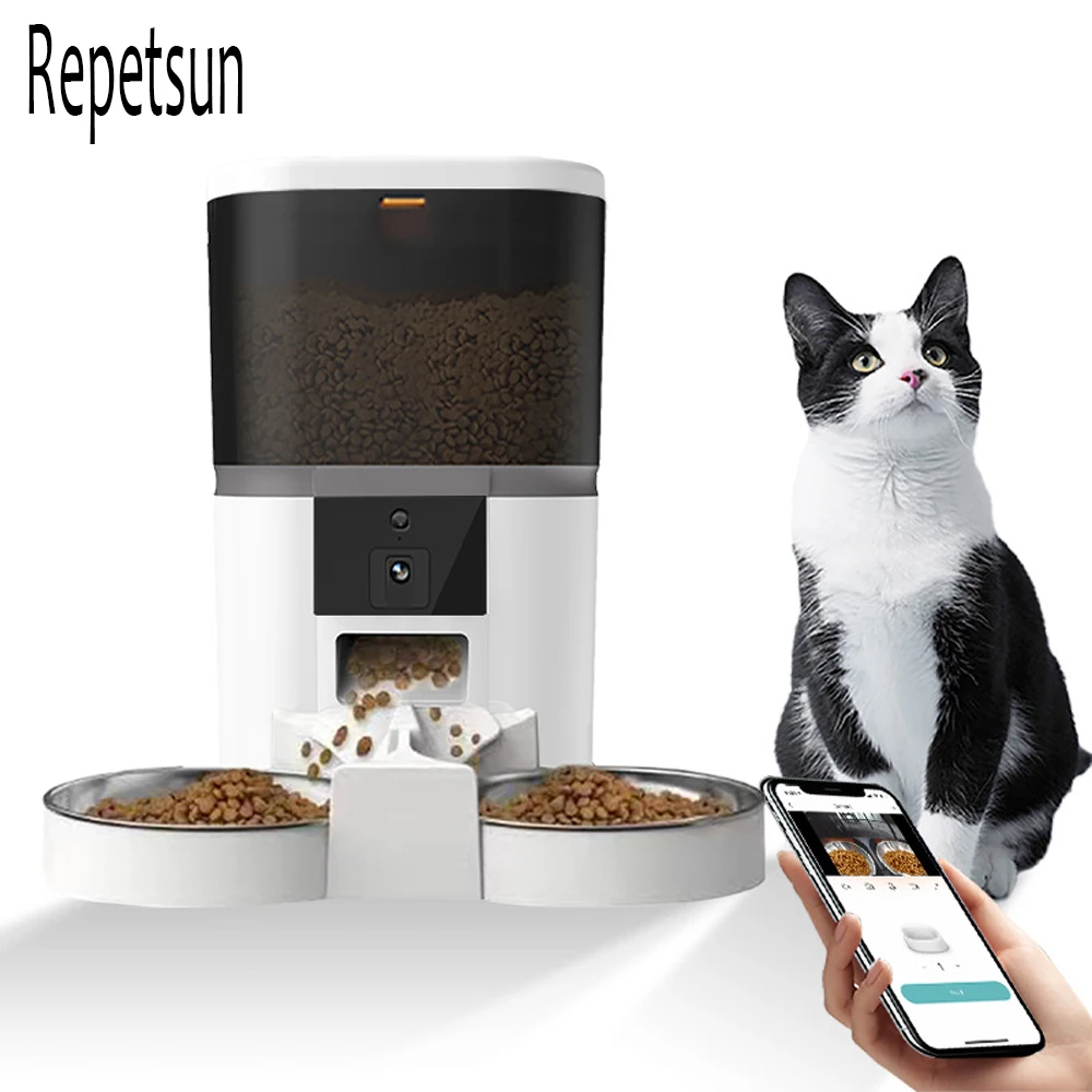4l-mit-hd-kamera-automatischer-tierfutter-automat-katzen-und ...
