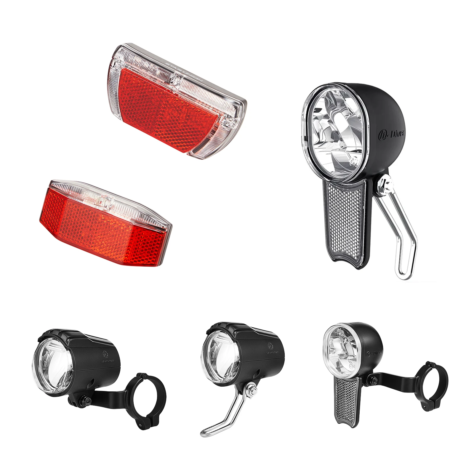 Ebike light LED 6V Electric Bike Headlight Taillight front light for ...