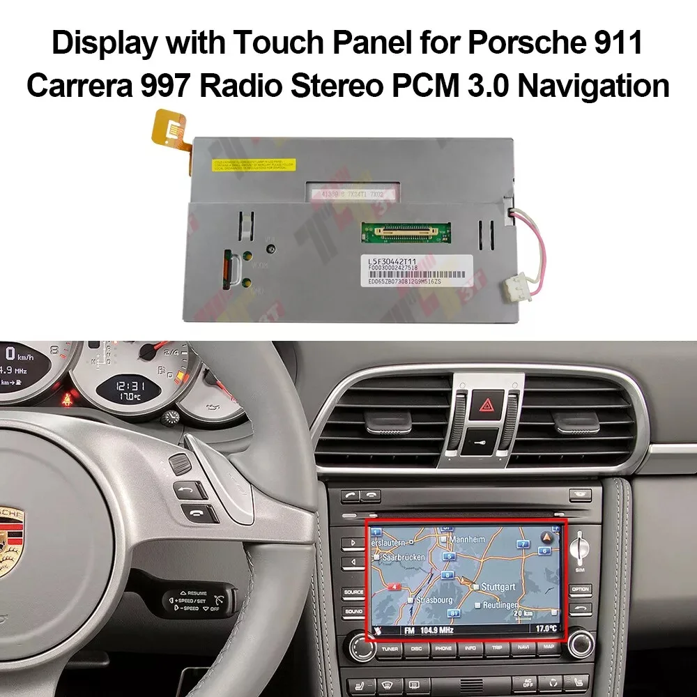 Dashboard-LCD-Display-for-Porsche-Cayenne-911-997-Boxster-Cayman-987 ...