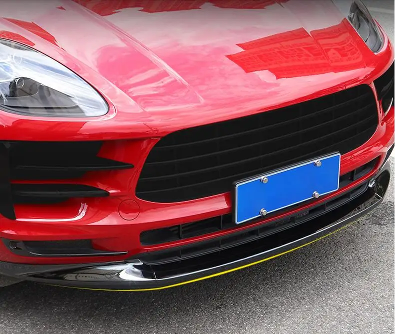 Stainless-Steel-PAINT-CARBON-FIBER-FRONT-BUMPER-SPOILER-LIP-SPLITTERS ...