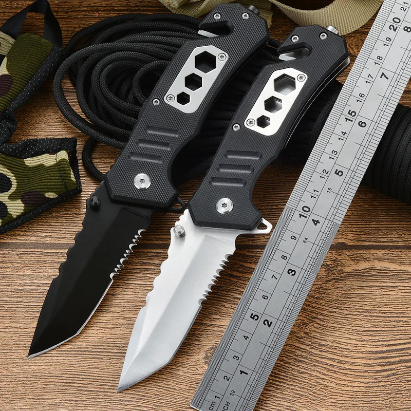 Outdoor-Tactics-Wild-Wilderness-Survival-Hunting-Knife-Multi-Functional ...
