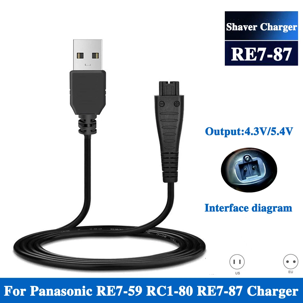 Panasonic Shaver Charger Re7 | Panasonic Shaver Charger Usb - 4.8v 5.4v ...