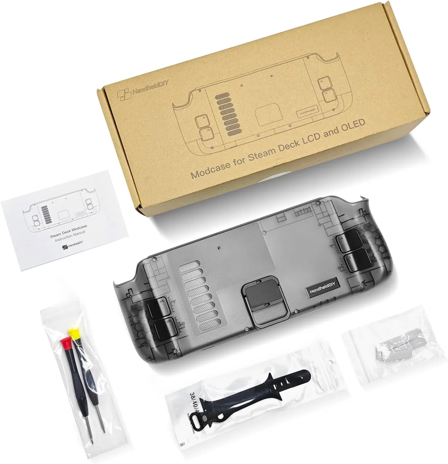Transparent Back Plate for Steam Deck LCD/OLED, DIY Clear Edition ...