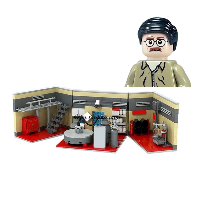 New-Moc-Breaking-Bad-Scene-Building-Blocks-Walter-Hartwell-White-Mini ...