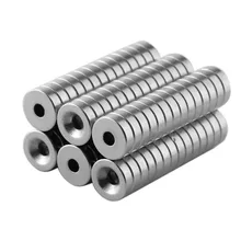 10~200Pcs 6x3 8x3 10x3 12x3 18x3 Hole 3mm N35 NdFeB Countersunk Round ...
