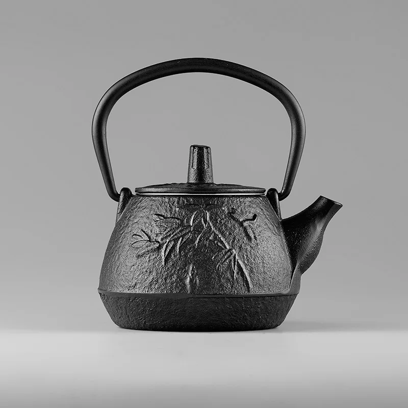 300ML-Japanese-Iron-Tea-Pot-with-Stainless-Steel-Infuser-Antique-Cast ...