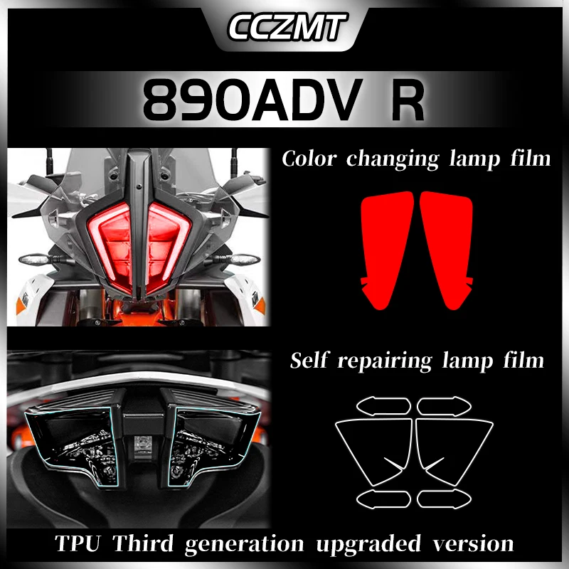 For-KTM-890-ADV-R-890-Adventure-R-2023-Headlamp-Tail-Film-Instrument ...