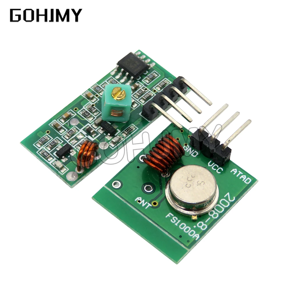 Smart Electronics 433Mhz / 315MHZ RF transmitter and receiver Module link kit For arduino/ARM ...