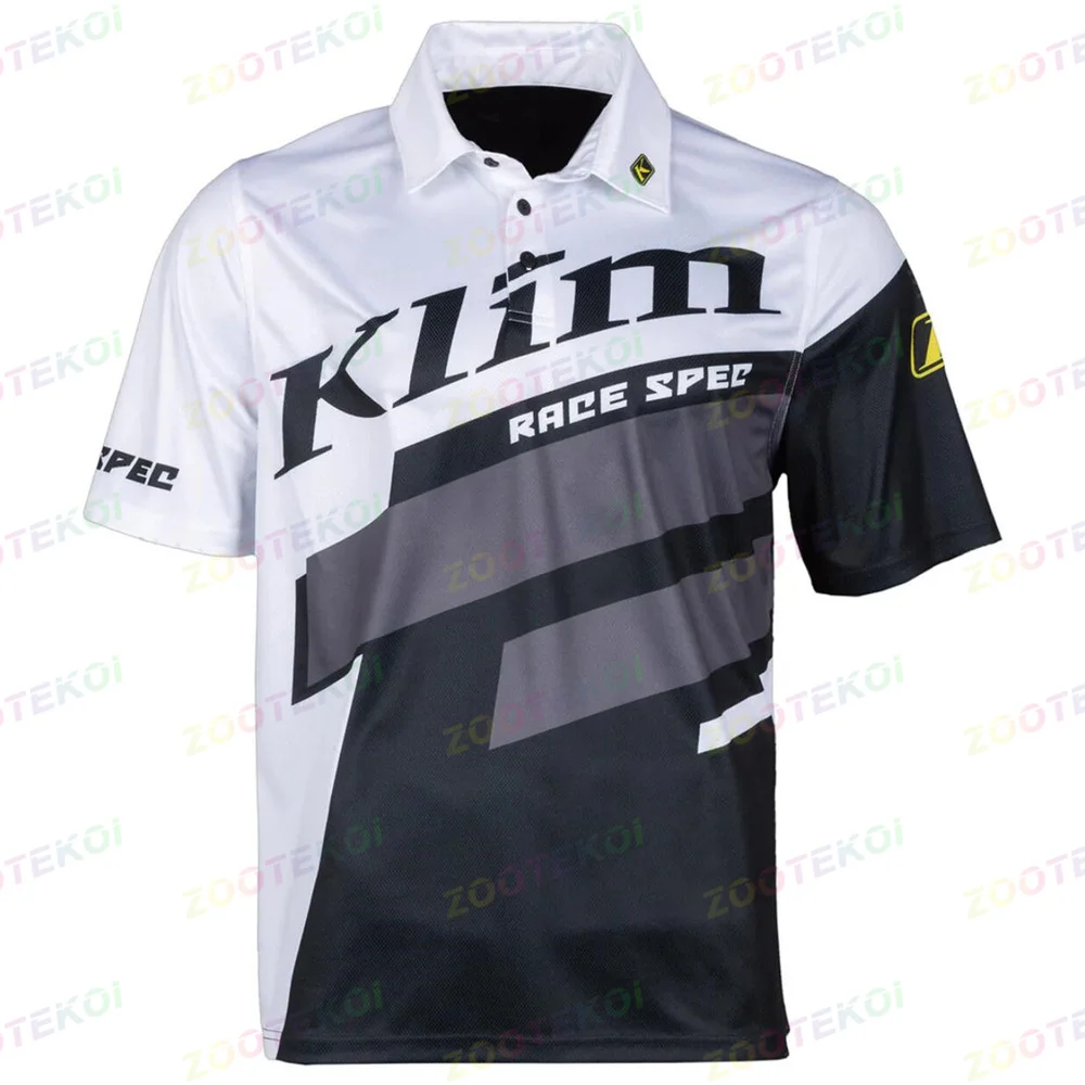 New-2023-Men-s-KLIM-RACE-SPEC-F1-Racing-Motorcycle-Short-Sleeve-Polo ...