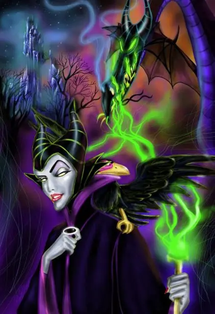 Maleficent Painting