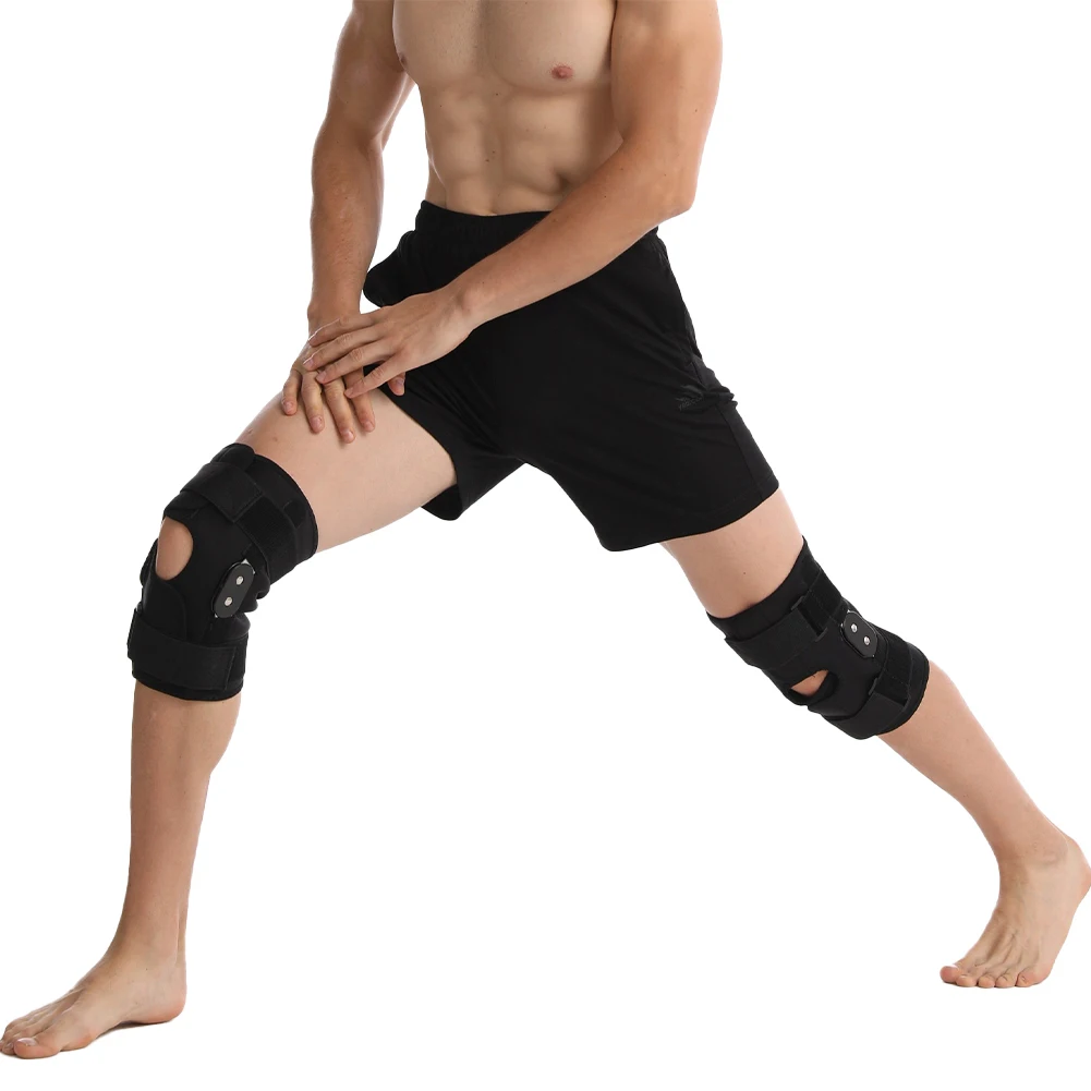 XXL - Genouillère réglable articulée, Support de genou avec ...