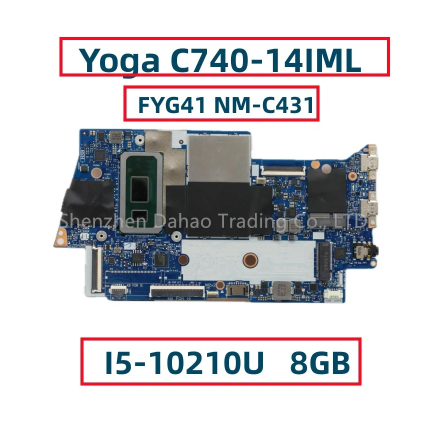 FYG41-NM-C431-For-Lenovo-Yoga-C740-14-C740-14IML-Laptop-Motherboard ...
