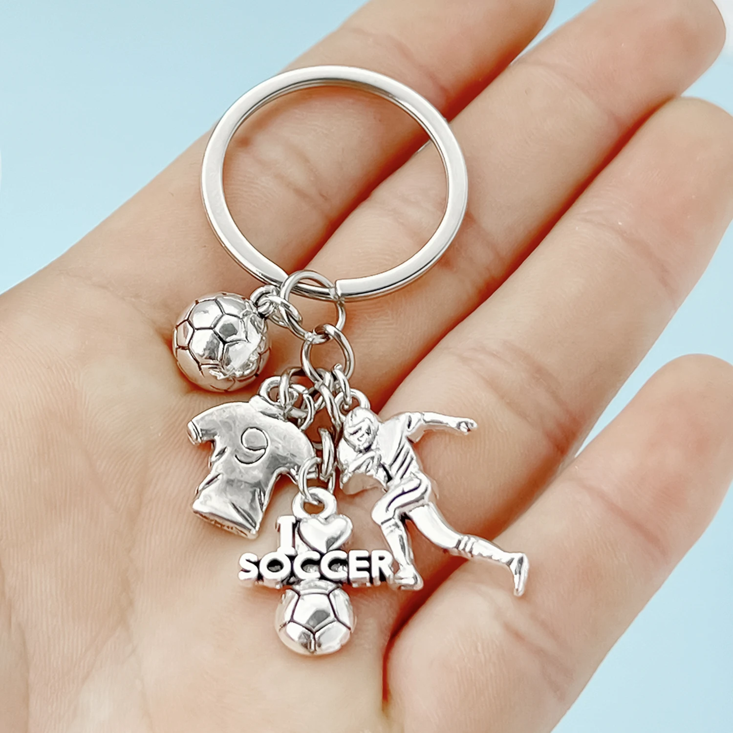 1pc-Football-Alloy-Keychain-Sports-Metal-Key-Ring-Purse-Bag-Backpack ...