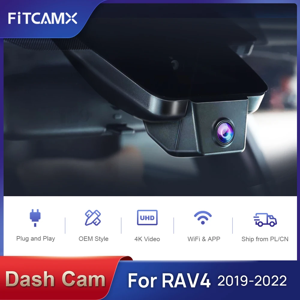 Dash Cam For Toyota Rav4 5th Gen/venza 2019 2020 2021,car Dvr For ...