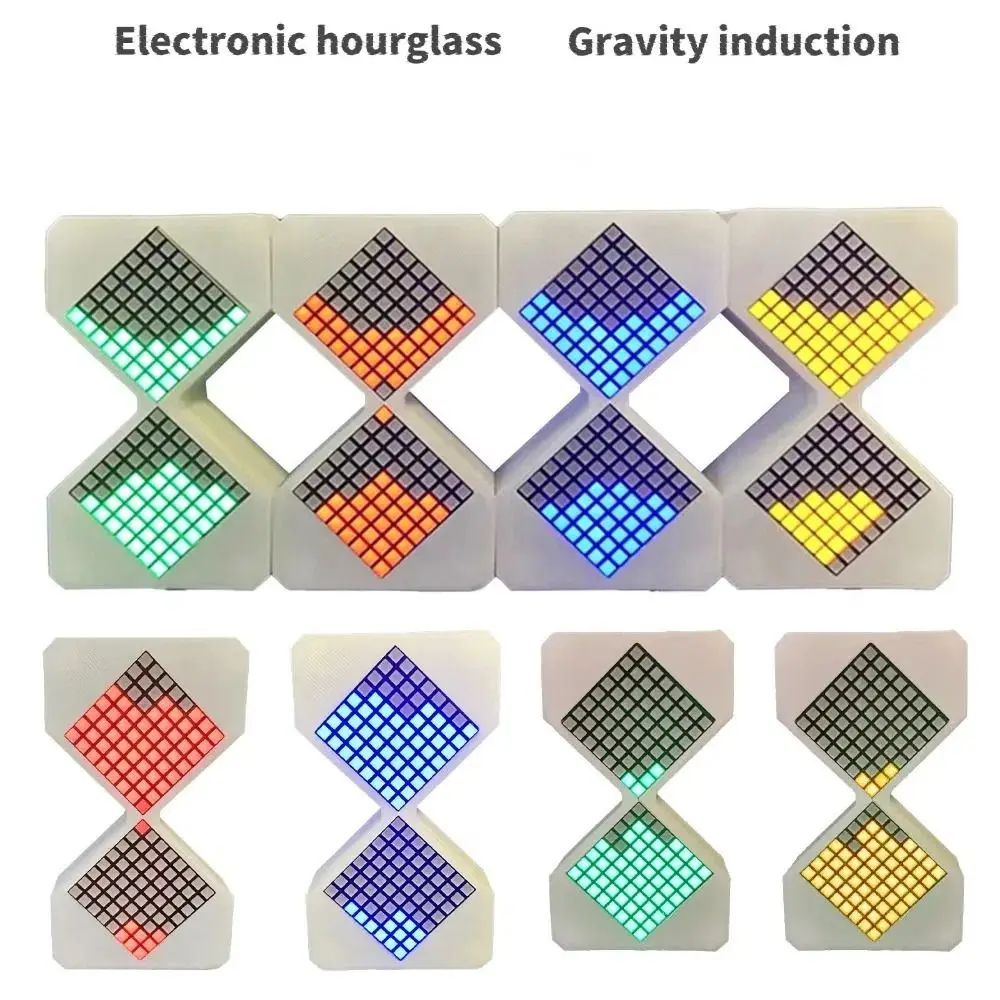 Cyber Style LED Electronic Hourglass with Gravity Sensing Technology ...