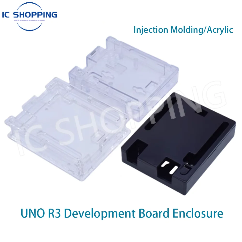 10PCS-For-UNO-R3-Development-Boards-Acrylic-Case-Injection-Molded-Case ...