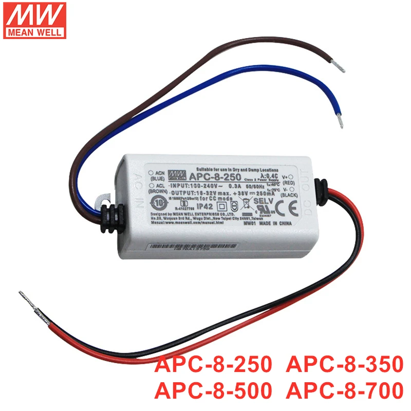 MEAN-WELL-APC-8-Series-8W-Constant-Current-Output-Power-Supply-LED ...