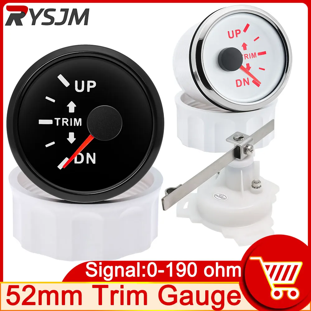 HD-Boat-Trim-Gauge-for-Inboard-Outboard-Engine-52mm-Marine-Trim-Tilt ...