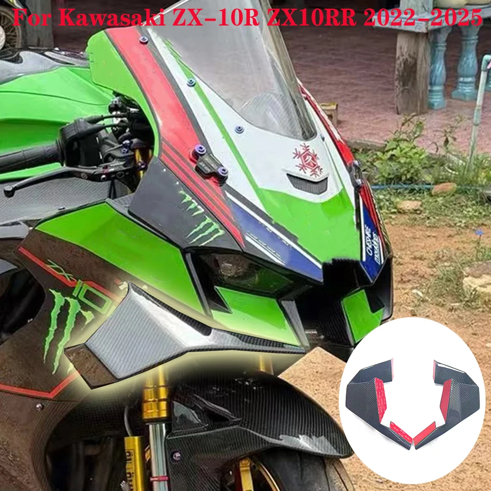 Motorcycle Fairing front side Fixed Wing For Kawasaki ZX-10R ZX10R ZX ...