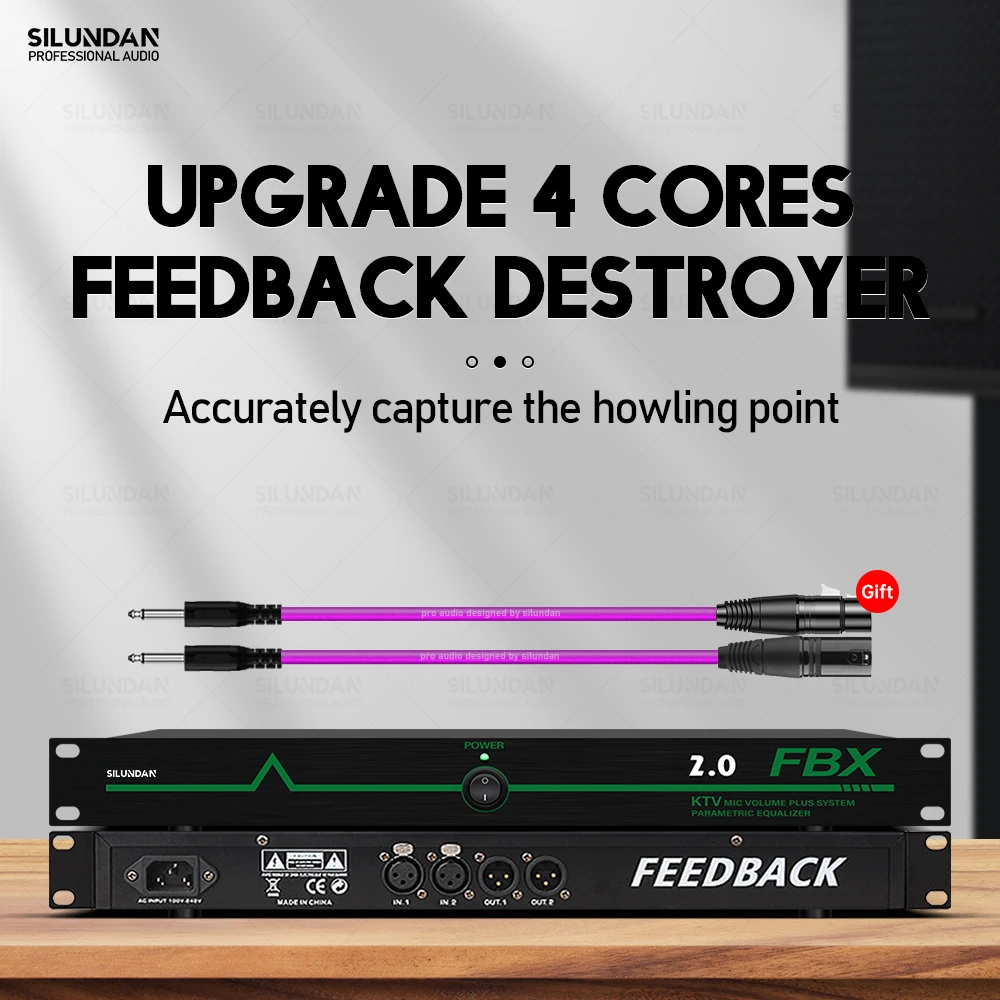 4-Core-Feedback-Eliminator-Processor-Karaoke-Audio-Signal-Frequency-Shift-Microphone-Automatic ...