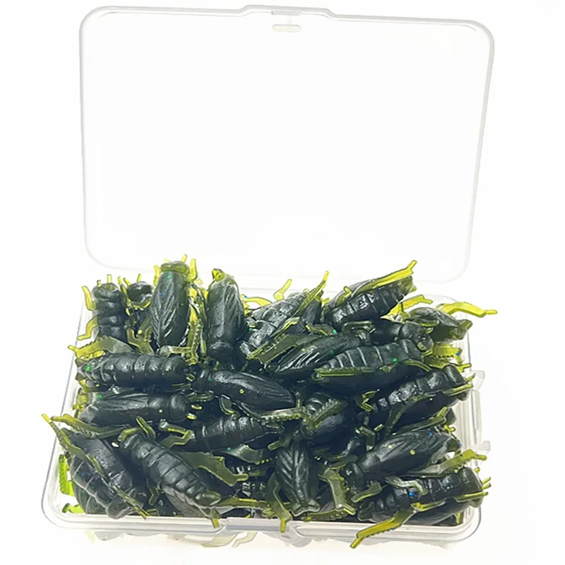 60pcs-box-Soft-Insect-Cricket-Fishing-Silicone-Bait-Artificial ...