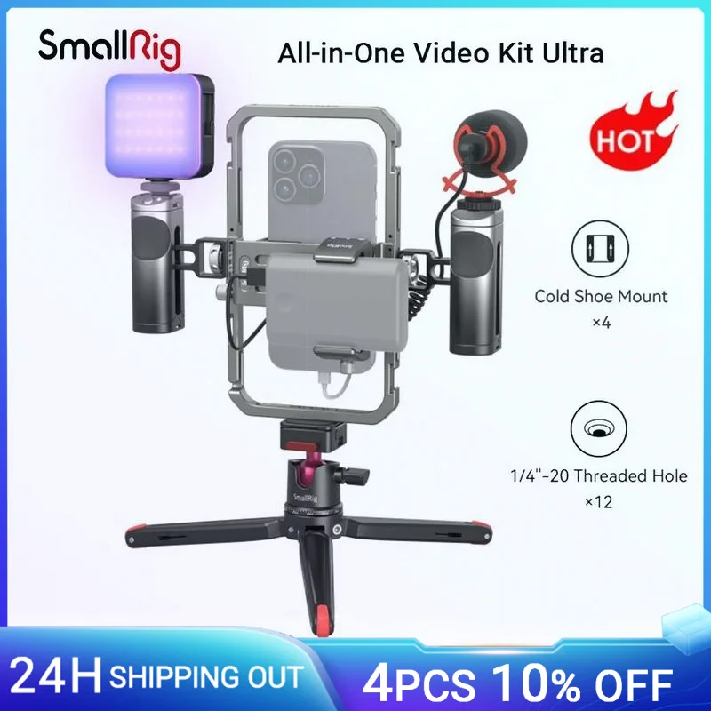 SmallRig-All-in-One-Video-Kit-Mobile-Phone-Video-Rig-Vlogging-Kits-w ...