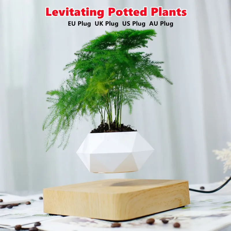 Levitating-Flower-Pot-Rotation-Planters-Magnetic-Levitation-Suspension ...