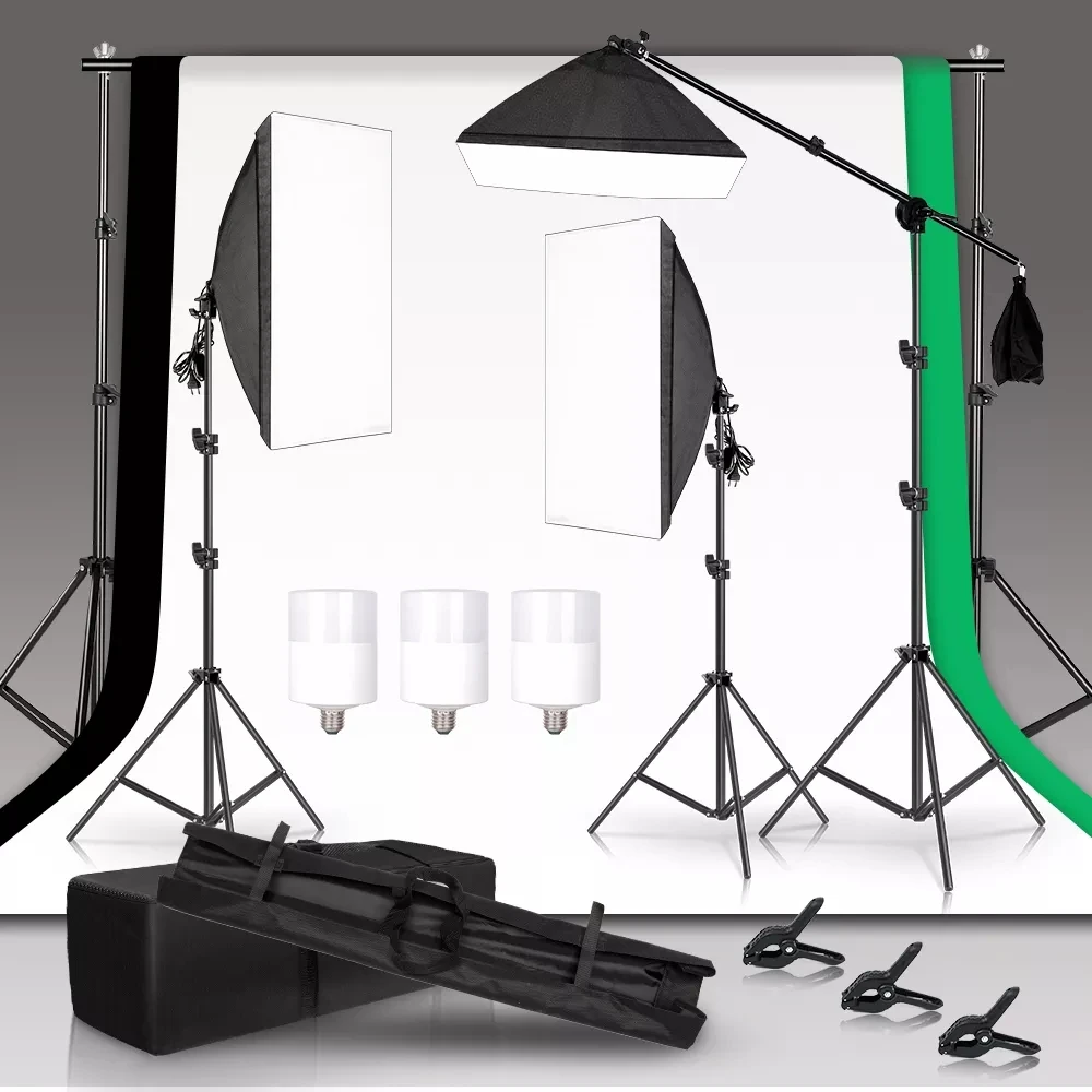 Kit-de-fotograf-a-con-soporte-de-marco-de-fondo-equipo-de-estudio ...