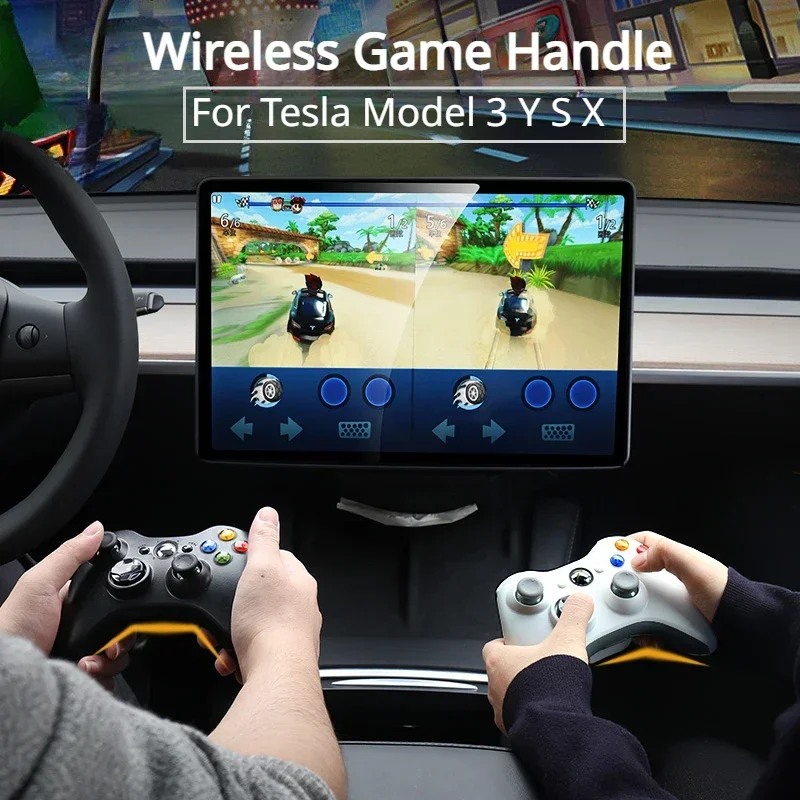 For-Tesla-Model-3-Y-S-X-Game-Handle-Wireless-Screen-Controller-TV ...