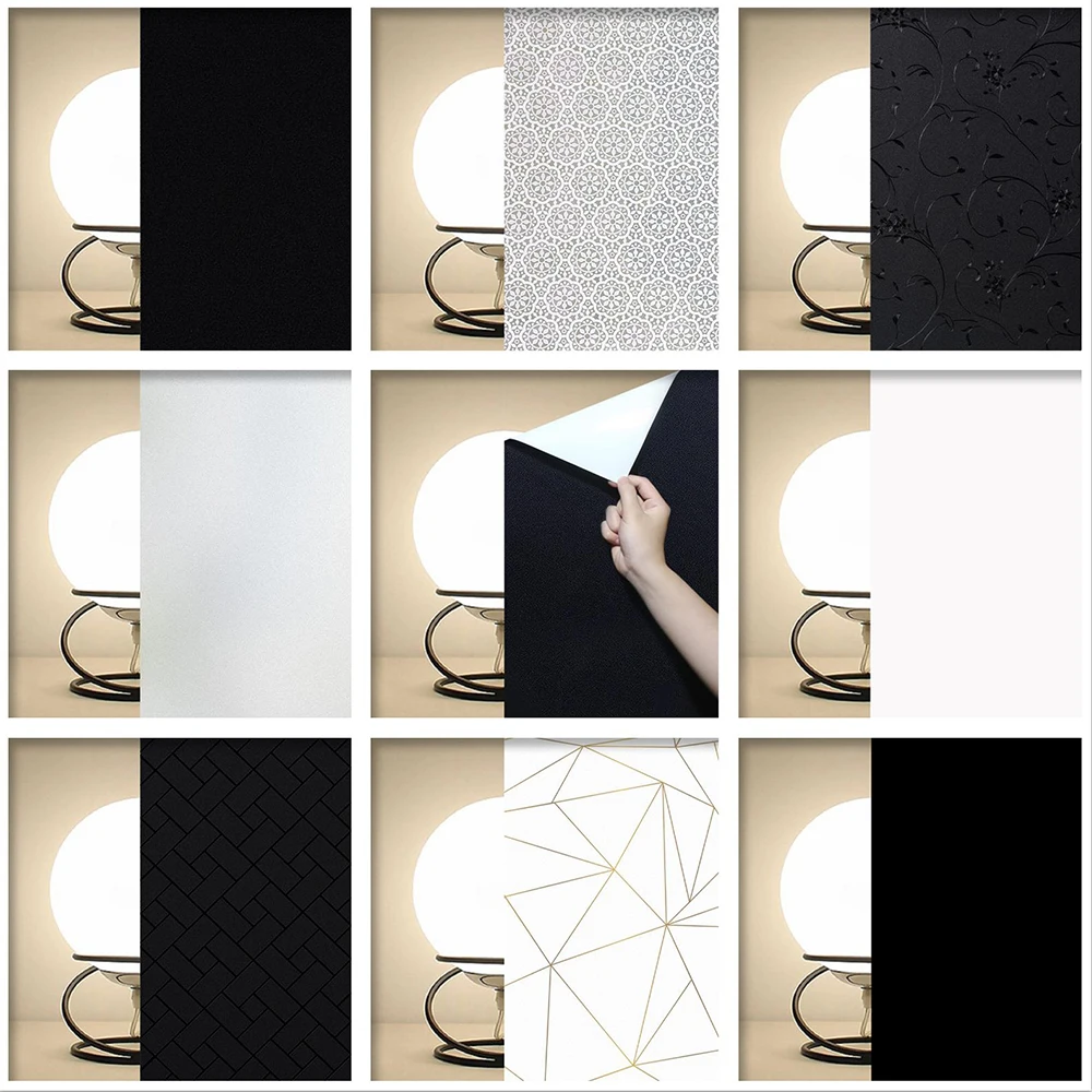 100-Black-Total-Blackout-Window-Film-Sun-Blocking-Darkening-Privacy ...