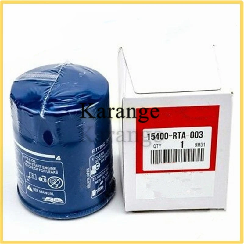 혼다 어코드 시빅 아큐라 ILX MDX RDX용 교체 오일 필터, 고품질, 15400 RTA 003 15400 RBA F01 ...