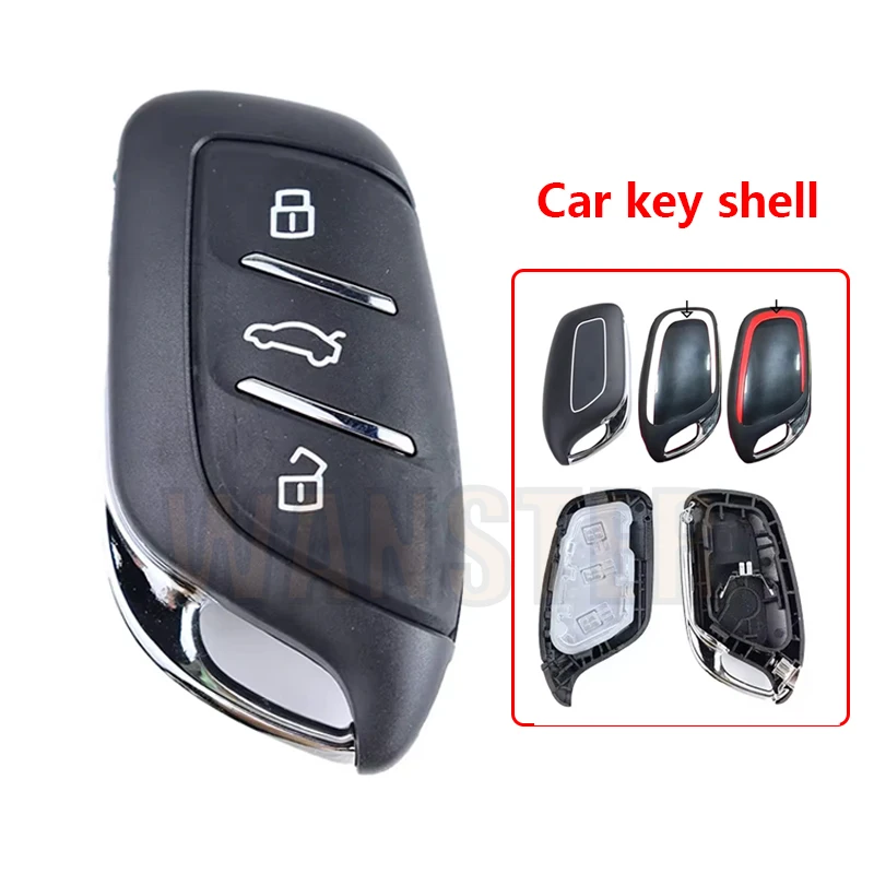 3 Bottons Car Key Fob Shell for Roewe ERX5 RX5 RX3 RX8 I6 I5/Car Key ...