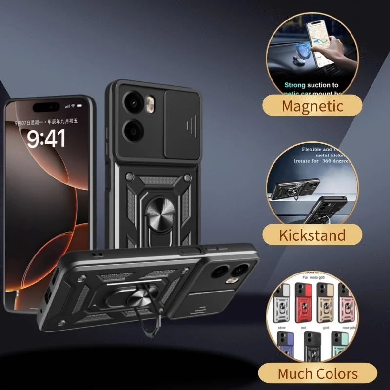 For Motorola Moto G05 Case Armor Shockproof Back Cover for Moto G05 G ...