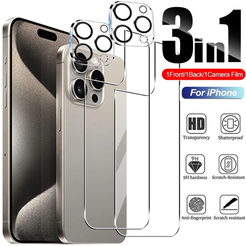 3-in-1-Tempered-Glass-for-Iphone-15-Pro-Max-15-Plus-Full-Cover ...