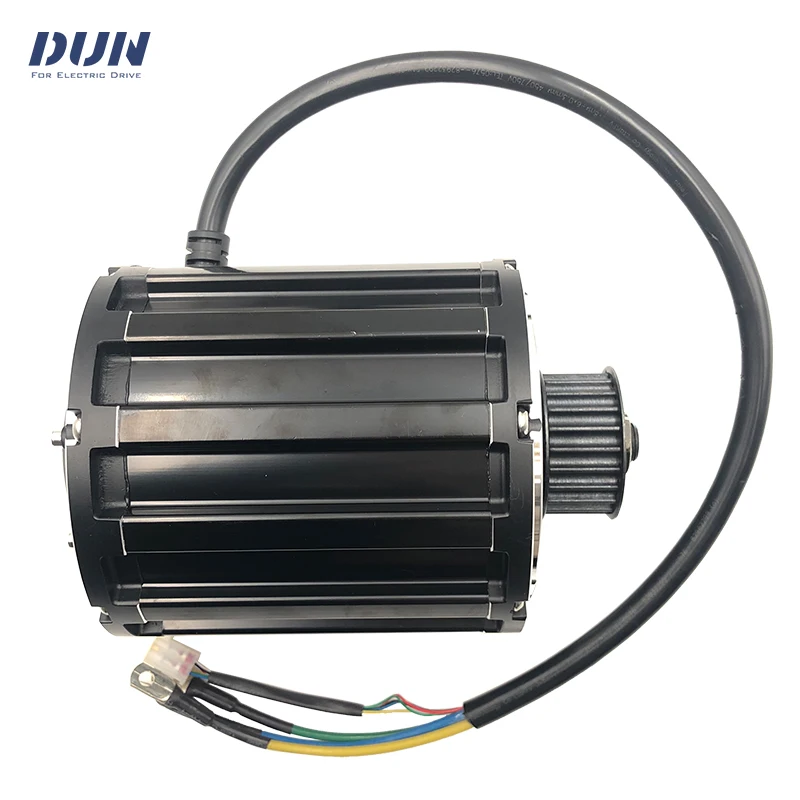 QS120-2000W-4600RPM-70H-BLDC-Mid-Drive-Motor-with-Pully-or-428-Sprocket ...