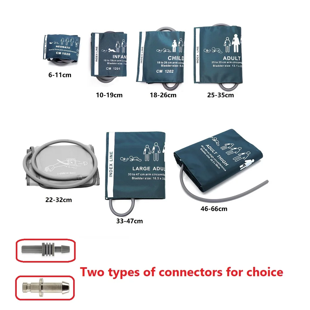 6-Size-of-Cuffs-Neonatal-Infant-Child-Adult-Blood-Pressure-Meter ...