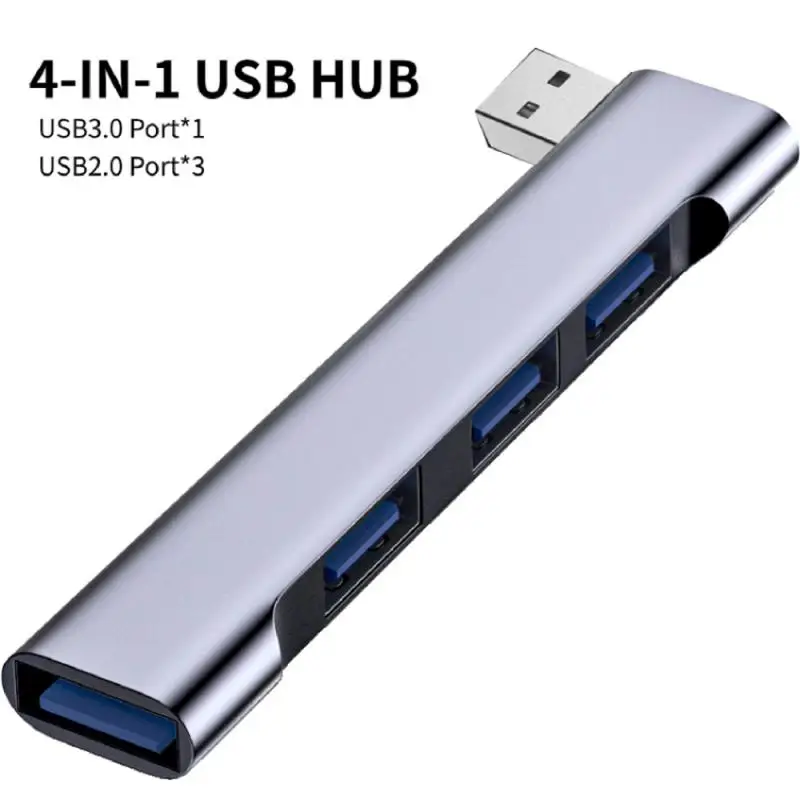 4 in1 USB C Hub Universal Compact Mini USB2.0/USB 3,0 Docking station ...