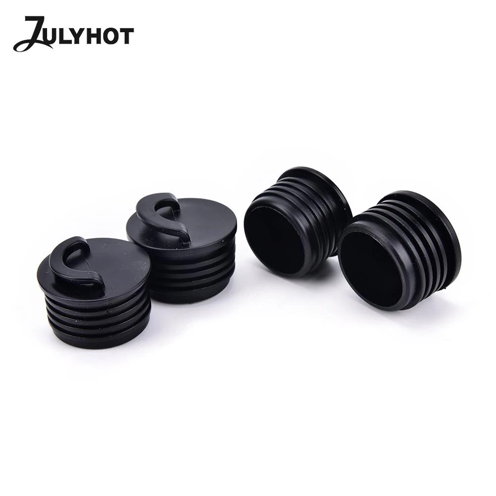 High Quality 4*Scupper Stopper Bung New Black Rubber Kayak Marine Boat ...