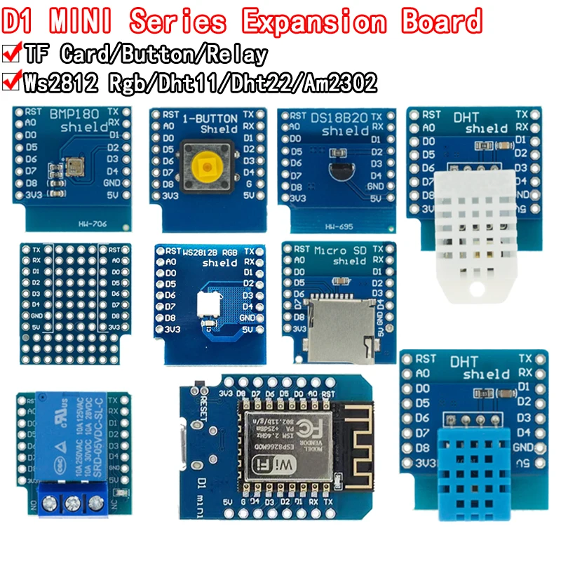 Generic Esp8266 D1 Mini Pro Wifi Development Board Nodeu Ws2812 Rgb ...