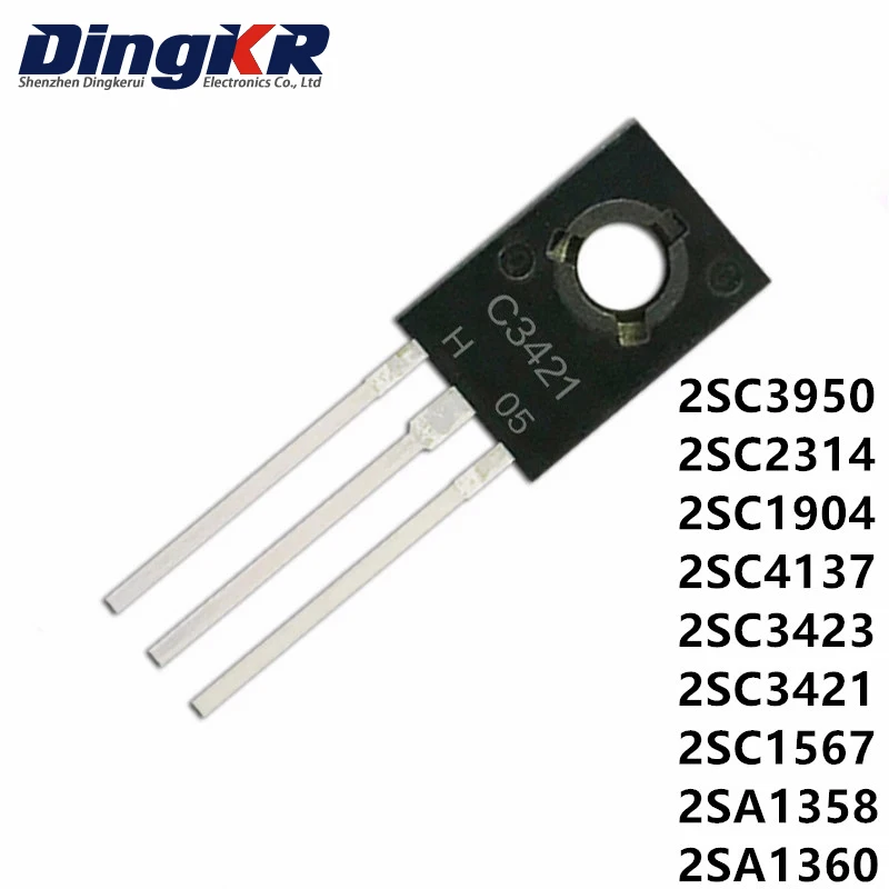 10PCS 2SC3950/TO 126 C3950 2SC2314 2SC1567 C1567 2SC1904 2SA899 2SC4137 ...