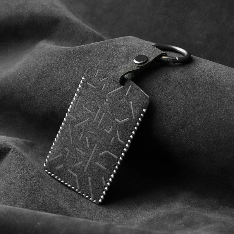 For-ZEEKR-001-Alcantara-Suede-Car-Key-Card-Case-Cover-Ring-Keypack ...