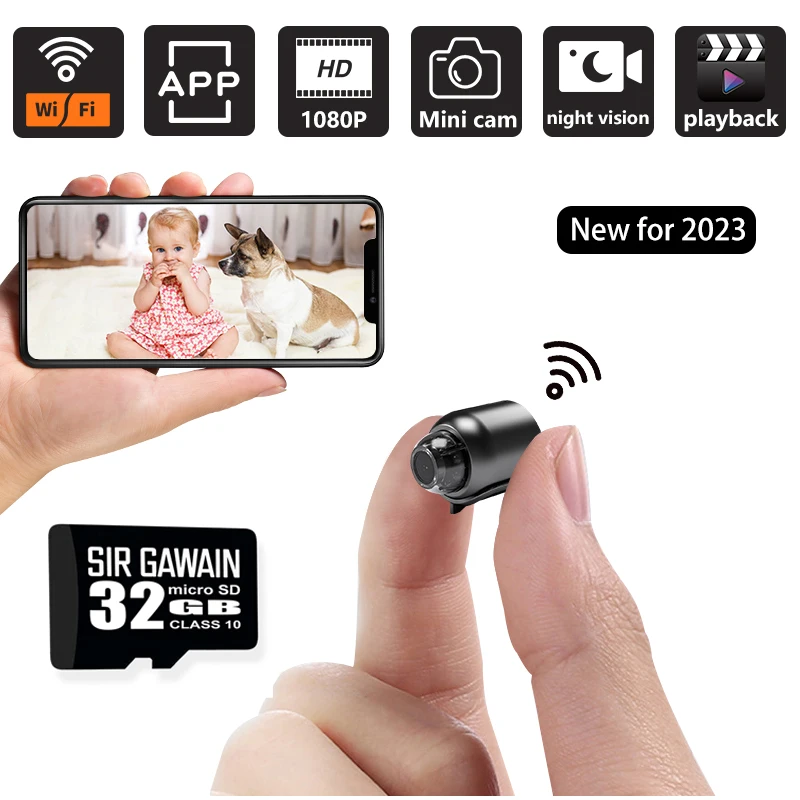 1080P-HD-Mini-Camera-WiFi-Baby-Monitor-Indoor-Safety-Security ...