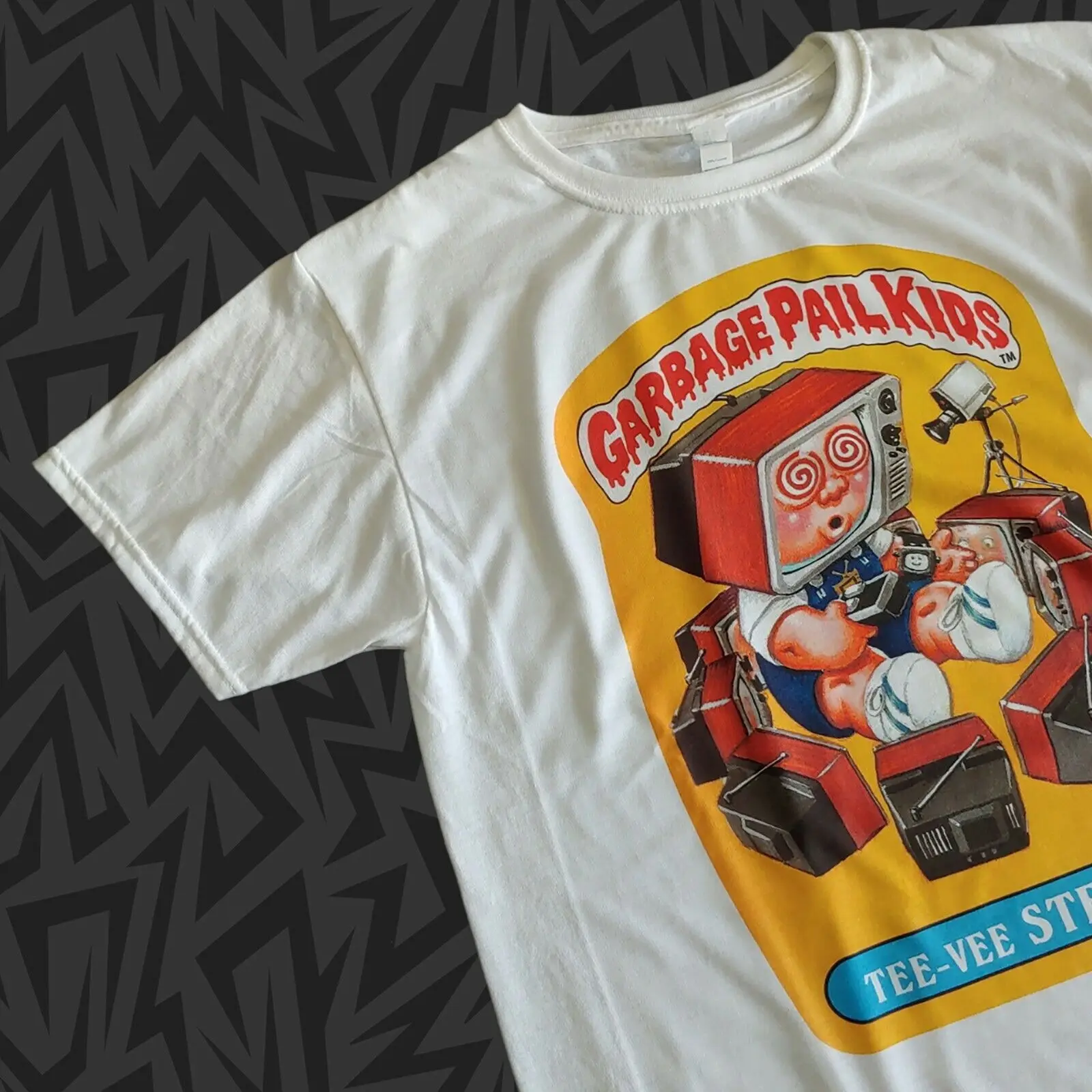 New-GARBAGE-PAIL-KIDS-T-Shirt-TEE-VEE-STEVIE-Series-1-10a-GPK-Steve ...