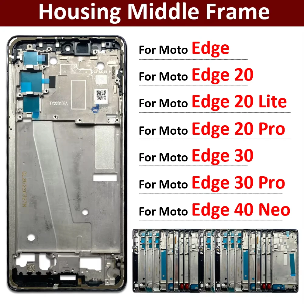 New Housing Middle Frame Bezel Middle Frame For Motorola Moto Edge 20 ...