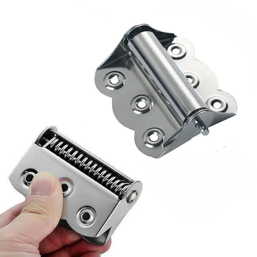 2Pcs-set-Stainless-Steel-Butterfly-Hinge-Automatic-Closing-Flush-Hinges ...