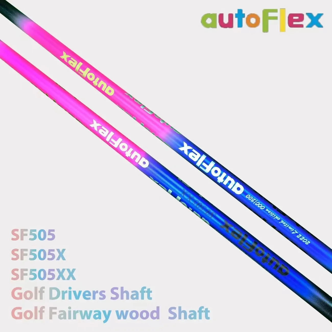 Autoflex 뉴 골프 샤프트, 골프 드라이버 샤프트, 페어웨이 우드 샤프트 sf505 또는 sf505x 또는 sf505xx ...