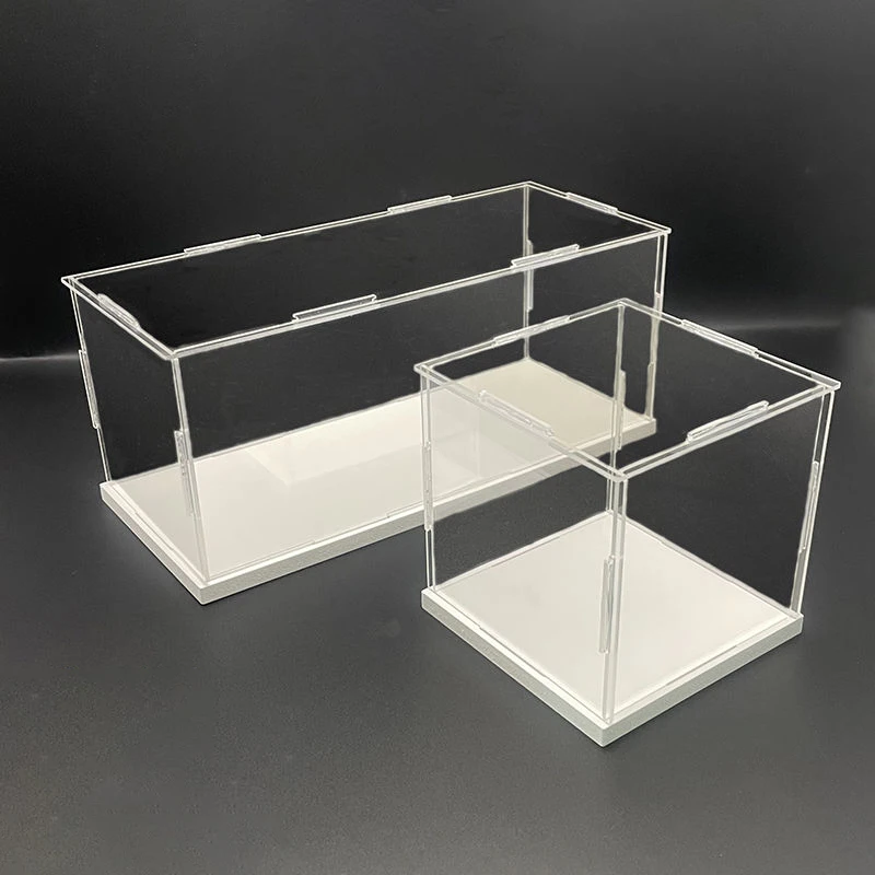 Clear-Acrylic-Collectibles-Display-Case-w-h-Thick-Base-Acrylic-Box-for ...