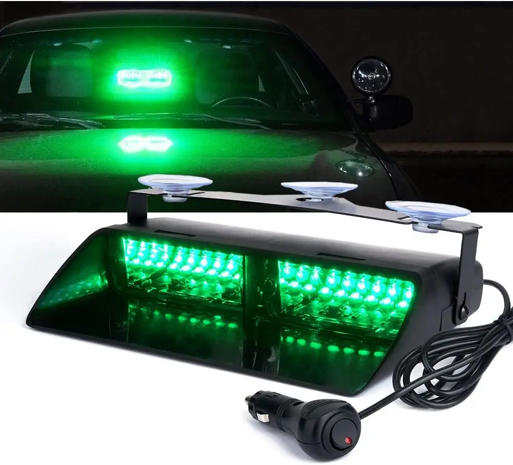 16LED-Car-Truck-Flasher-Beacon-Warning-Lamp-12V-Emergency-Strobe-Police ...