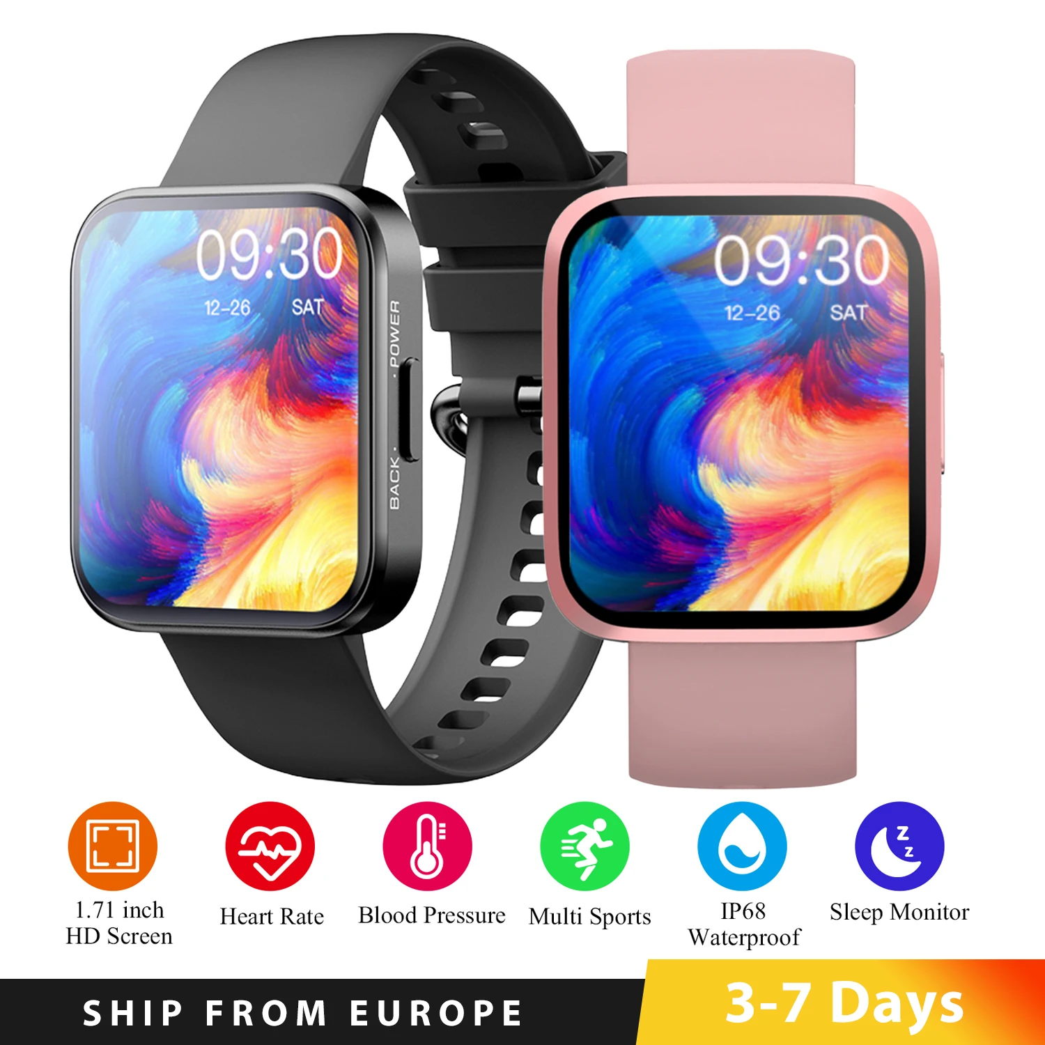 Reloj-inteligente-para-hombre-y-mujer-accesorio-de-pulsera-resistente-al-agua-IP68-con-varios ...