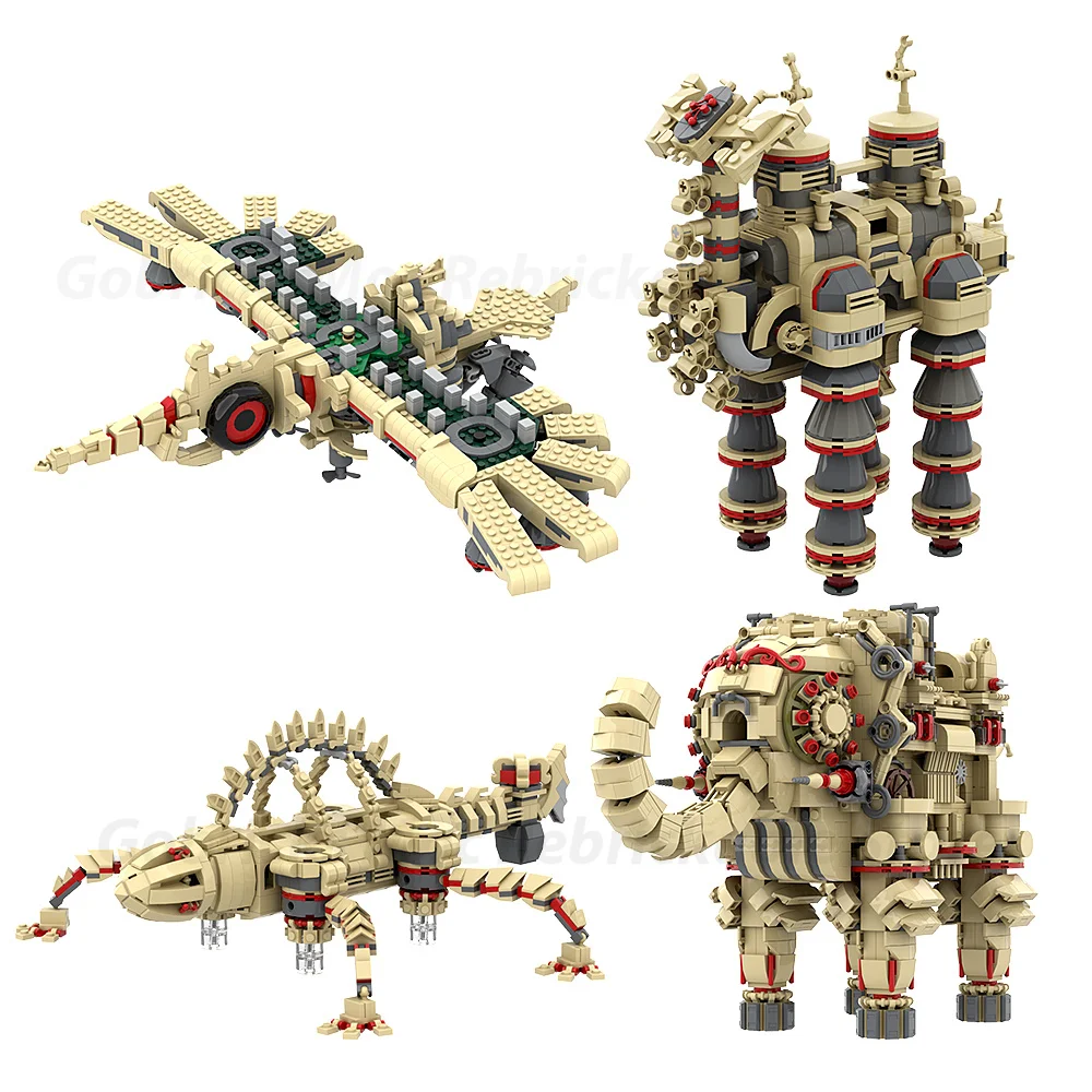 MOC-Zeldaed-Series-Divine-Beast-Vah-Naboris-Building-Block-Set-Game ...